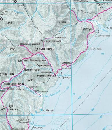 Maps - Road maps, atlases - Приморский край