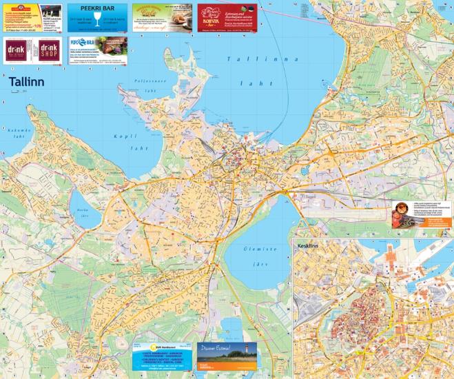 Maps - City maps, atlases - Tallinn. Linnaplaan